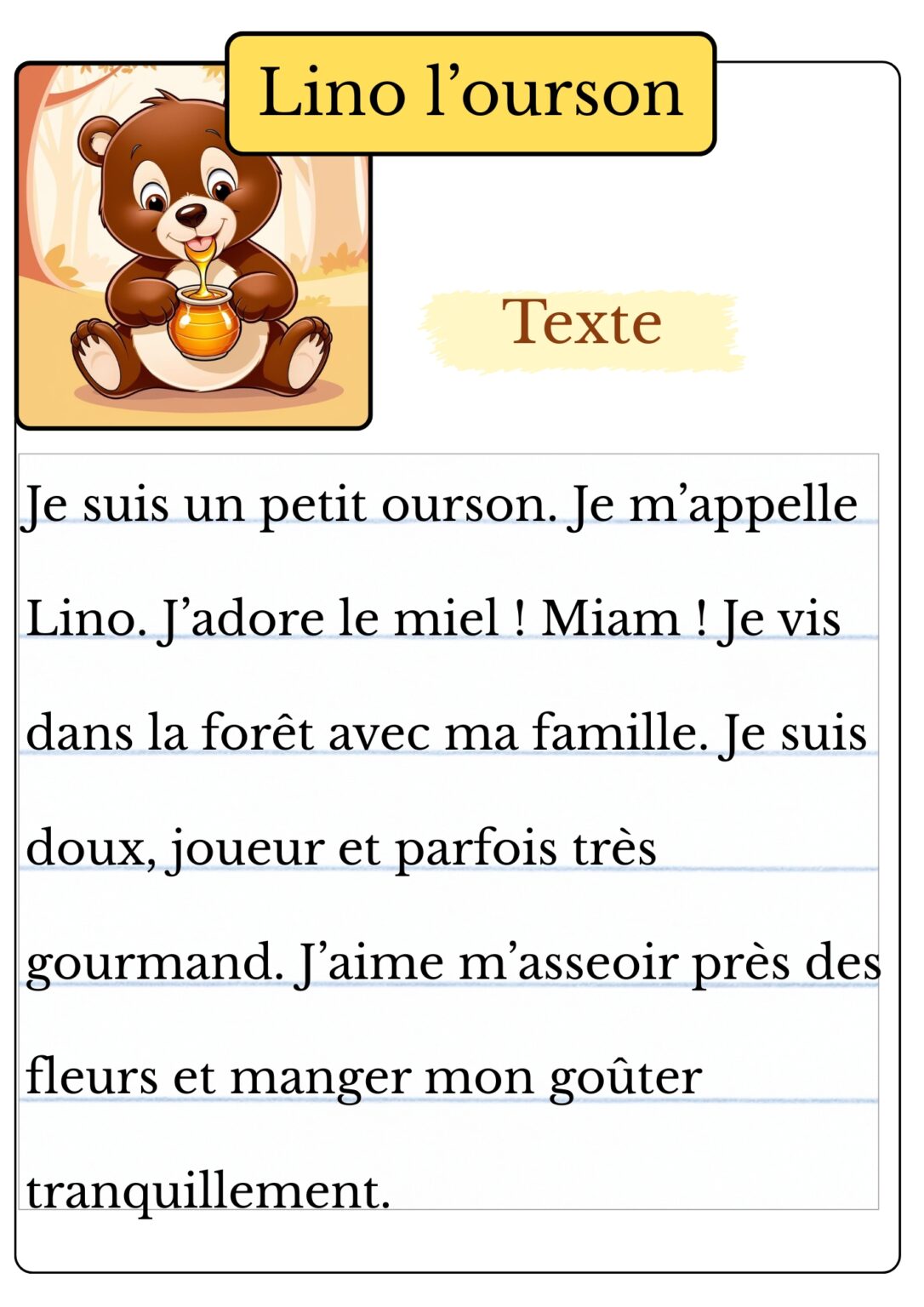 Histoires d’animaux pour apprendre à lire - Françaisprimaire.com